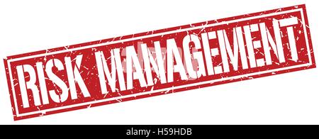 risk management square stamp. risk management grunge sign set Stock ...