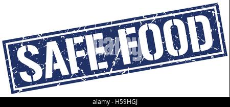 safe food square stamp. safe food grunge sign set Stock Vector Image ...