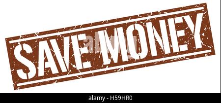 save money stamp. save money square grunge sign. save money Stock ...