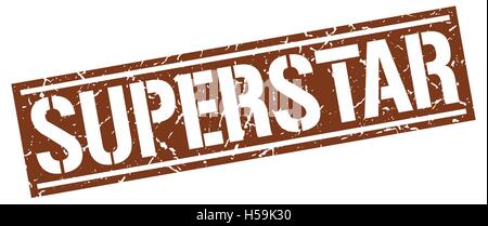 superstar stamp. superstar square grunge sign. superstar Stock Vector ...
