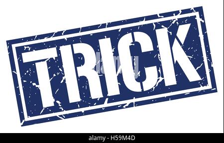 trick stamp. trick square grunge sign. trick Stock Vector Image & Art ...