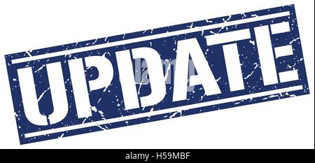 update stamp. update square grunge sign. label Stock Vector Image & Art ...