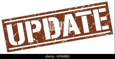 update stamp. update square grunge sign. label Stock Vector Image & Art ...