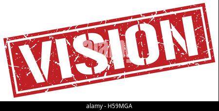 vision stamp. vision square grunge sign. vision Stock Vector Image ...