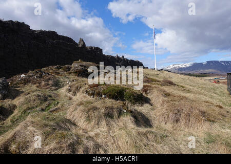 Althing - the site of the first and ancient Icelandic Parliament ...
