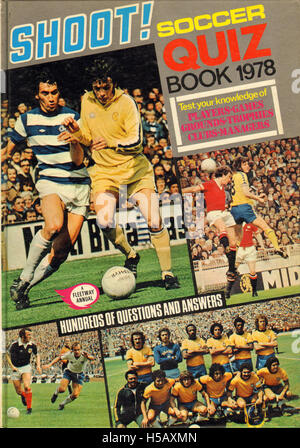 The 'Shoot Football Quiz Book 1978' features trivia and facts about ...