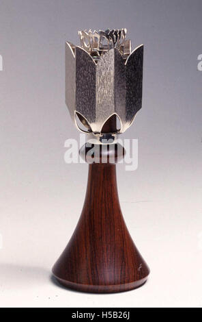 A spice container used for the Havdalah ceremony, displayed at the ...