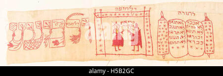 A Torah binder used in Jewish ceremonies such as circumcision, along ...