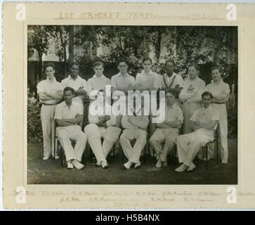 The London School of Economics (LSE) Cricket Team, pictured in 1922 ...