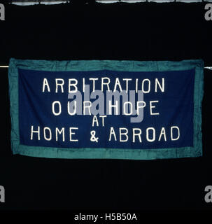 The suffrage banner is a symbol of the women's suffrage movement ...
