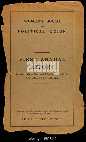 The Women's Social and Political Union (WSPU) was a women-only ...