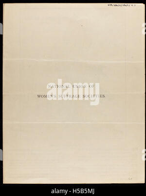 The National Union of Women's Suffrage Societies (NUWSS) campaigned for ...