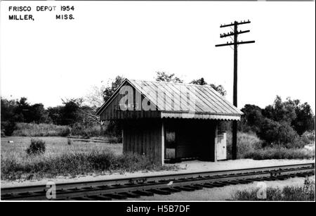 A vintage photograph showcasing the Frisco Railroad Meteor and Texas ...