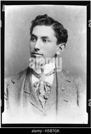 This portrait features an unidentified man, capturing his likeness in ...