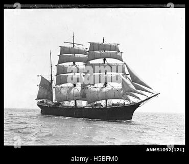 A historical illustration from 'The Merchant Vessel,' depicting a young ...