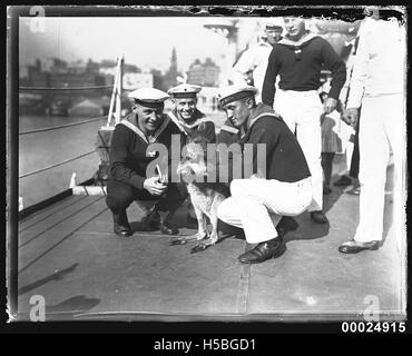 A photograph of the German Navy cruiser Koln, taken in 1936. This naval ...