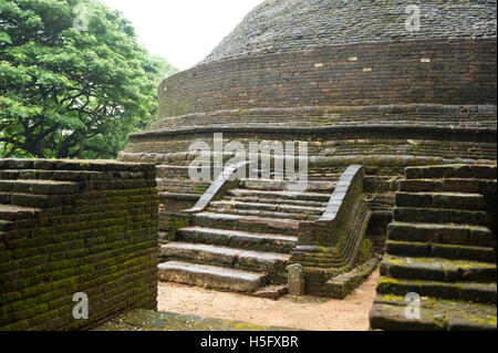 Dambulla Somawathiya Stupa, built by King Walagamba in the 2nd century ...