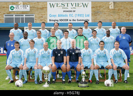 Grays Athletic Football Club - Press Day - 12/08/05 - Back Row (l to r ...