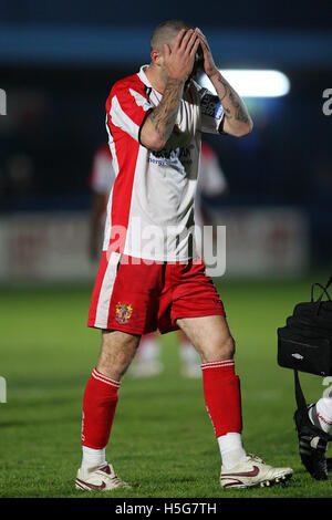 Mitchell Cole of Stevenage - Grays Athletic vs Stevenage Borough - Blue ...