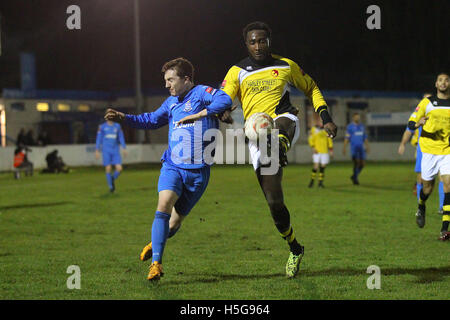 Jacob Cleaver in action for Redbridge - Redbridge vs Heybridge Swifts ...
