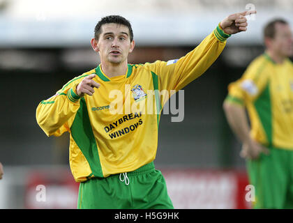 Scott Canham - Thurrock Football Club - 27/01/07 Stock Photo - Alamy