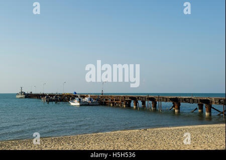 Sri Lanka, Talaimannar, Asia, pier Stock Photo - Alamy