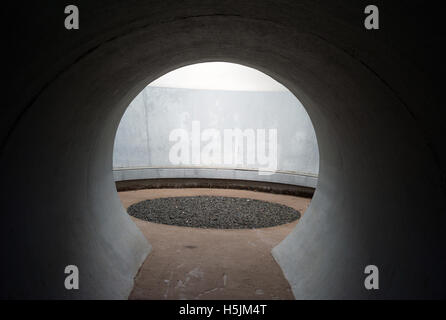 Skyspace sculptural artwork by James Turrell, Kielder, Northumberland ...