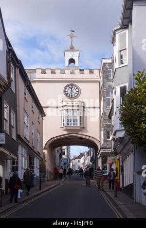 High Street Totnes, Devon Stock Photo - Alamy