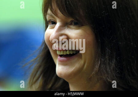 Elizabeth Leffman Liberal Democrat candidate arrives at The Windrush ...