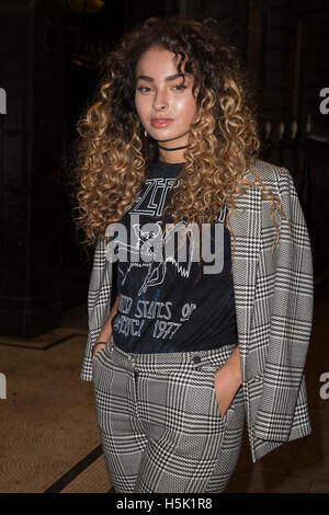 British singer-songwriter Ella Eyre arrives at the BRIT Awards 2014 at ...