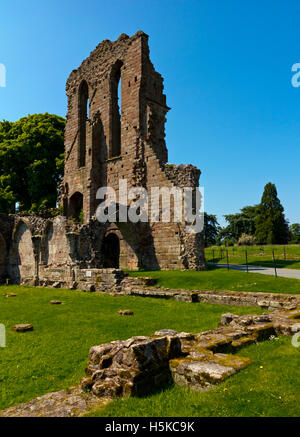 Ruins of 12th century Cistercian Croxden Abbey in Staffordshire England ...