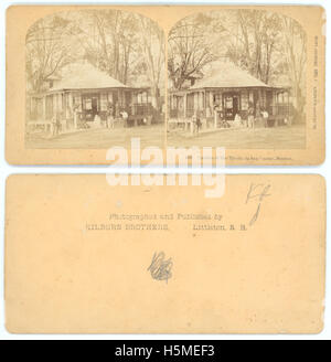 Garden of the Tivolie de San Cosme, Mexico., Benjamin West Kilburn ...