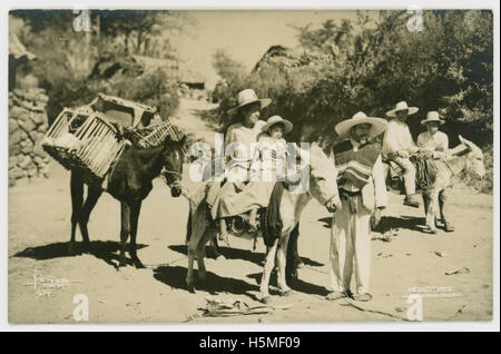 A photograph depicting a traditional Mexican village, showcasing local ...