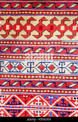 The traditional patterns on Georgian rug Stock Photo - Alamy