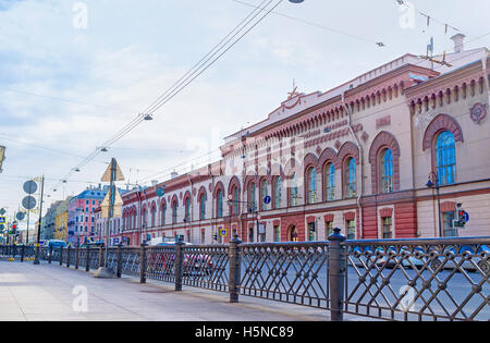 The building of Mikhailovsky Military Artillery Academy, located in ...