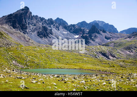 Glacial lake on the top of the Kackar Mountains or simply Kackars, in ...
