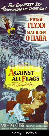 Against All Flags - Movie Poster Stock Photo - Alamy