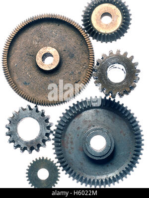 Gears and machine parts Stock Photo - Alamy