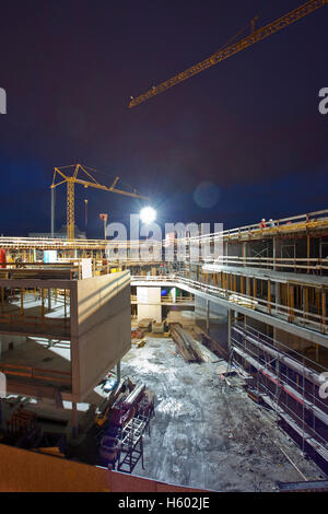 building construction, carcass, scaffolding, building constructions ...