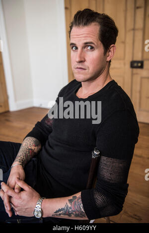 UK TV presenter, historian and writer Dan Jones pictured at his home in ...