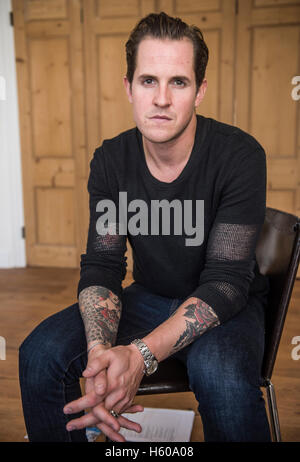 UK TV presenter, historian and writer Dan Jones pictured at his home ...