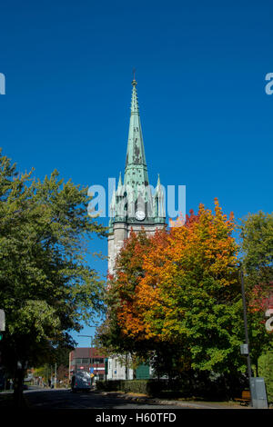 Canada, Quebec, Three Rivers aka Trois-Riveres. Monument to Sieur of ...
