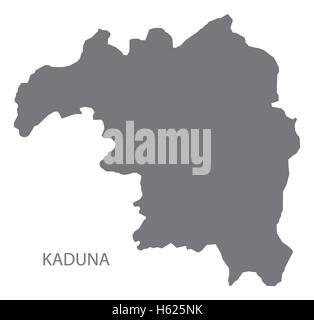 Map of Kaduna, a province of Nigeria Stock Vector Image & Art - Alamy