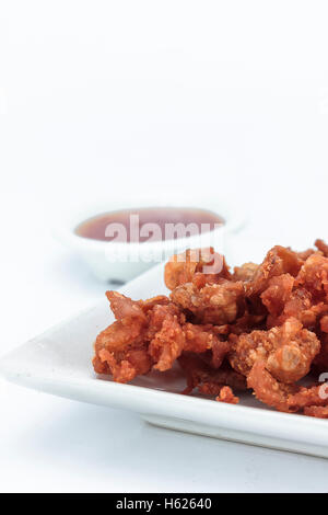 Fried chicken skin snacks thailand Stock Photo: 124209248 - Alamy