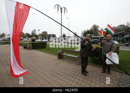 Gdynia, Poland. 23rd Oct, 2016. Pro-life organisation protest in Gdynia ...