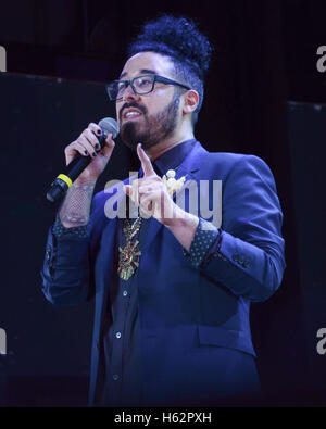 Curly Velasquez onstage at the TansNation Festival TransNation Queen ...