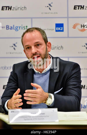 Kloten, Switzerland - 8 October 2016: Robert Riener, Professor for ...
