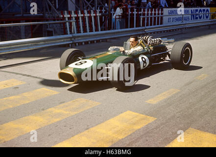 2 Jack Brabham in his Repco Brabham BT19 race winner of the XVIII BRDC ...