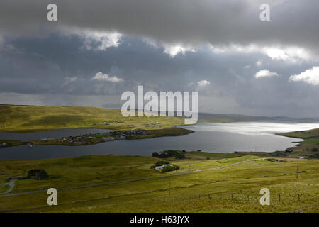 Whiteness and Weisdale in Shetland Isles Scotland UK Stock Photo - Alamy