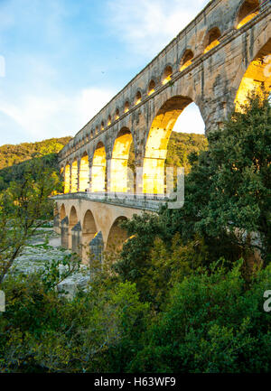 The famous aqueduct bridge from Roman times in Gravina, Southern Italy ...
